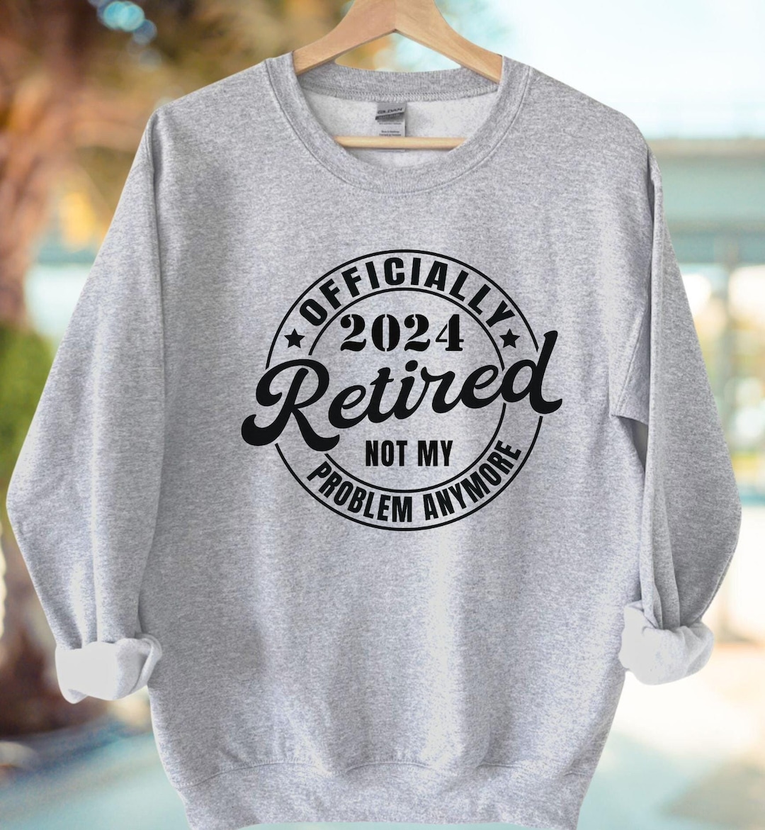 Officially Retired 2024 Retirement Gift for Retired Grandparent Sweater ...