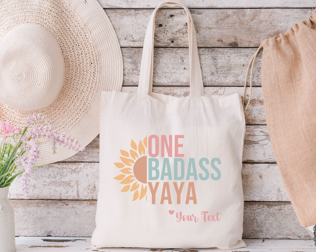 Personalized Yaya Tote Bag Custom Yaya Birthday Day Gift Nana Name Gift ...