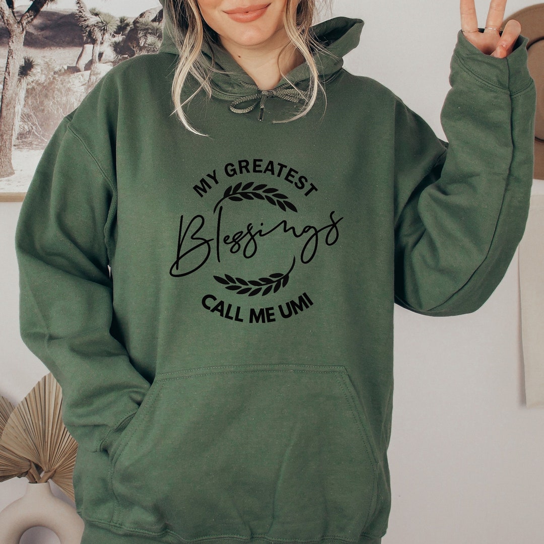 My Greatest Blessings Call Me Umi Sweatshirt, Cute Mom Shirt, Mother's ...