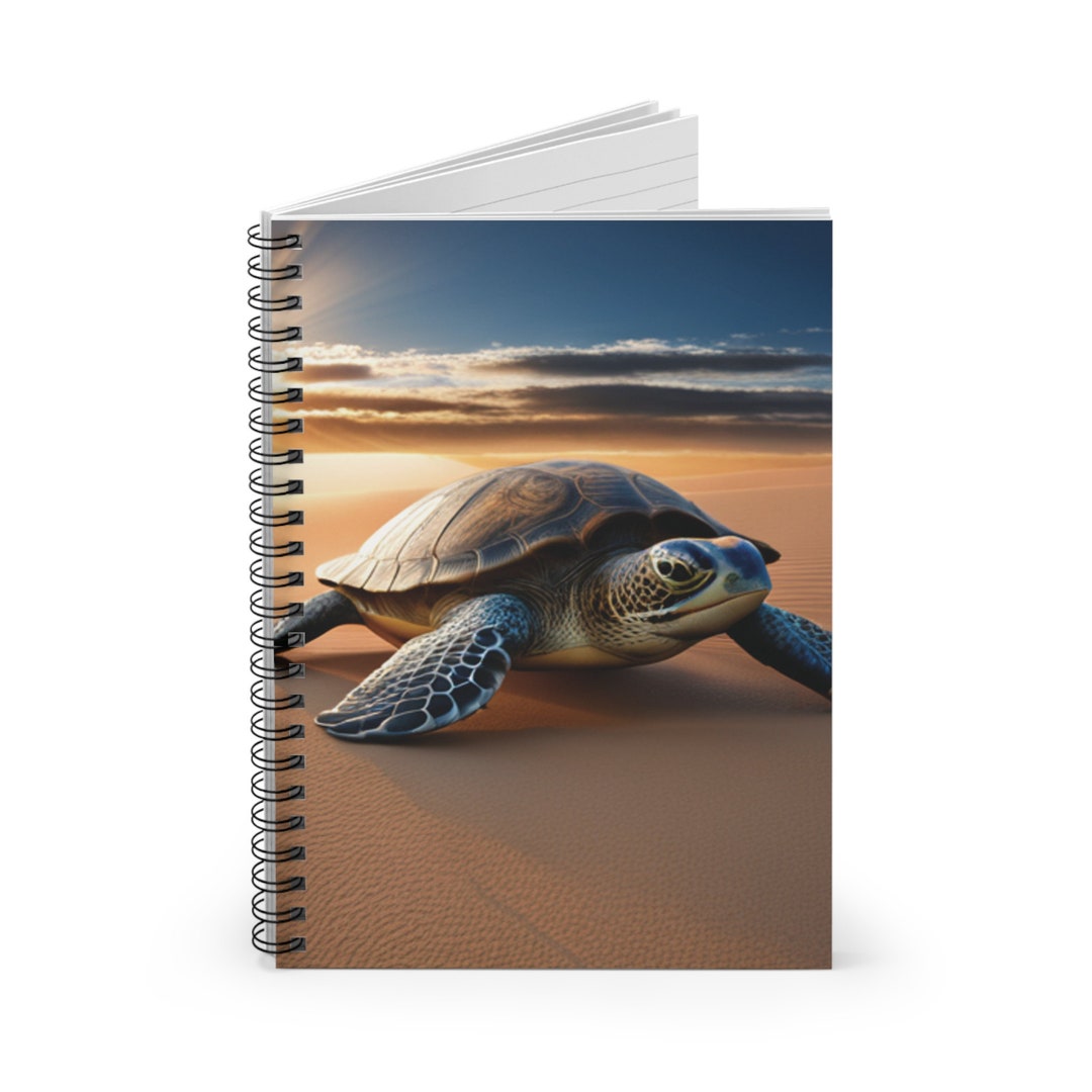 Sea Turtle Notebook, Turtle Lovers Gift, Save Sea Turtles, Sea Turtle ...