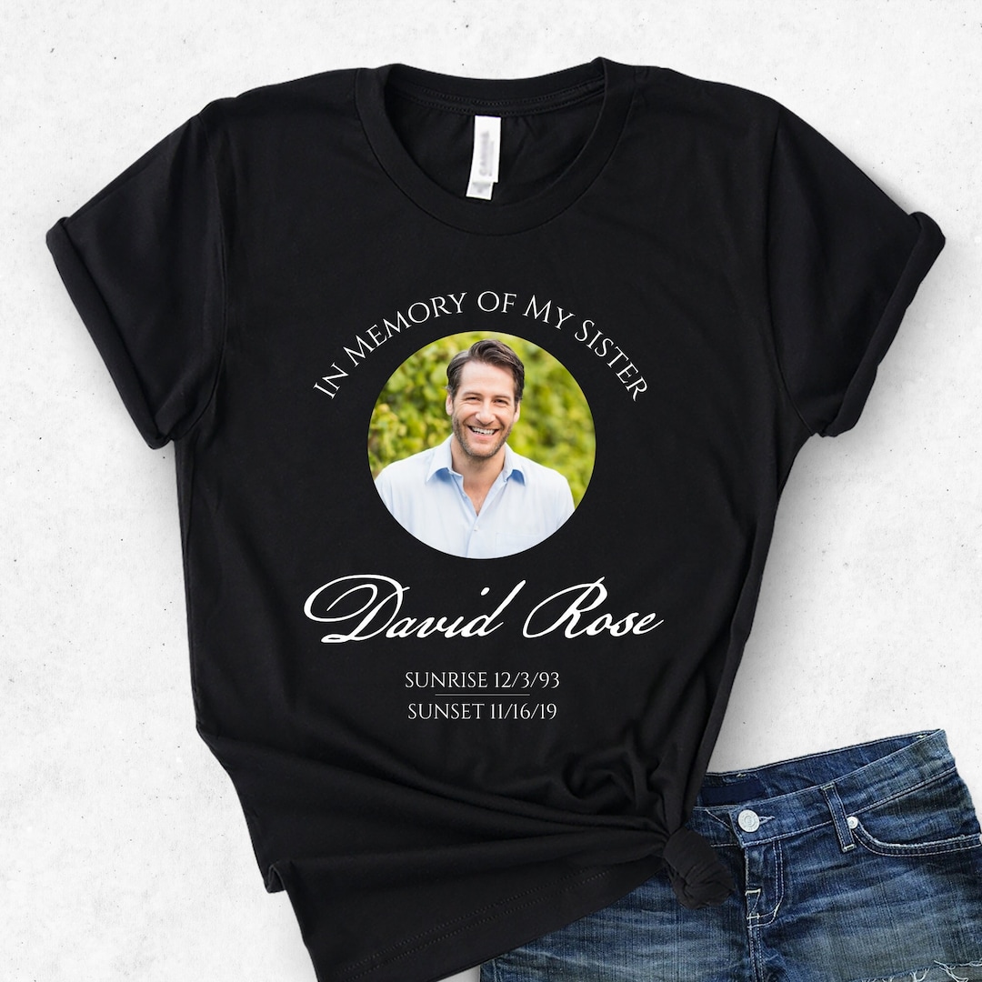 Custom Funeral Shirt Personalized Memorial T-shirt Grieving Gift in ...