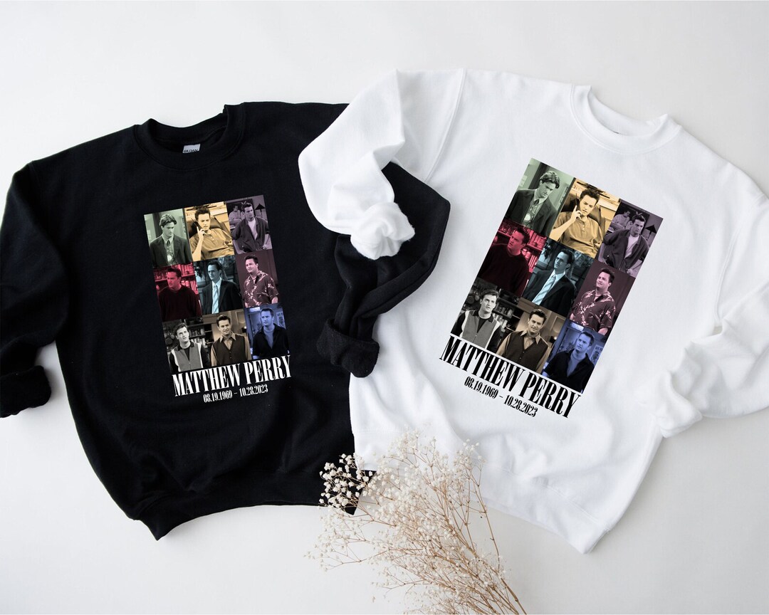 Matthew Perry Shirt Retro Chandler Bing Shirt RIP Matthew Perry Friends ...