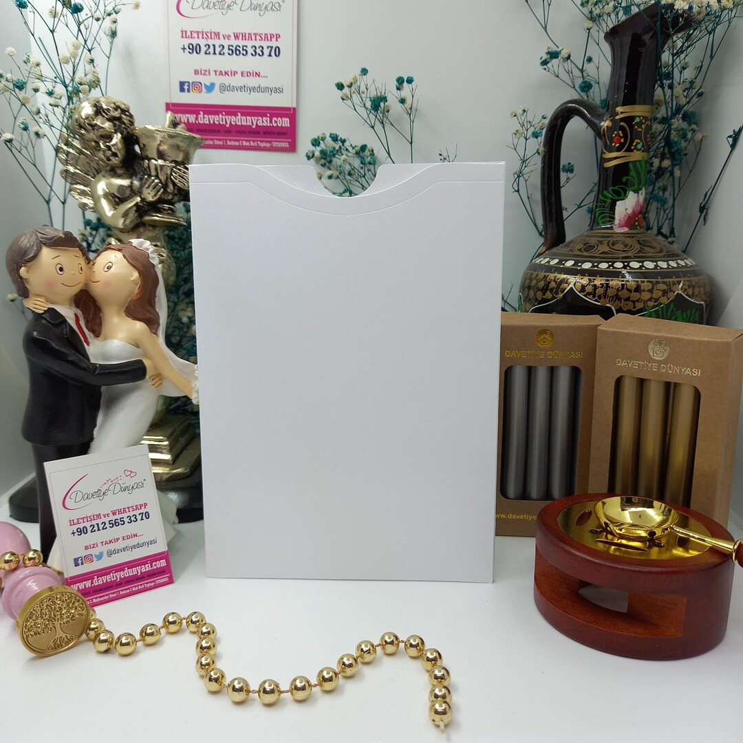Top-opening White Invitation Envelope | Wedding, Engagement, Birthday ...