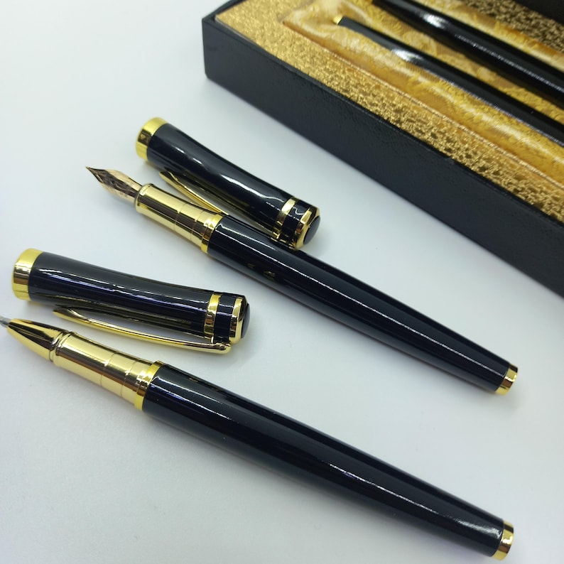 Personalized Fountain Pen and Ballpoint Pen Set -legant Writing ...