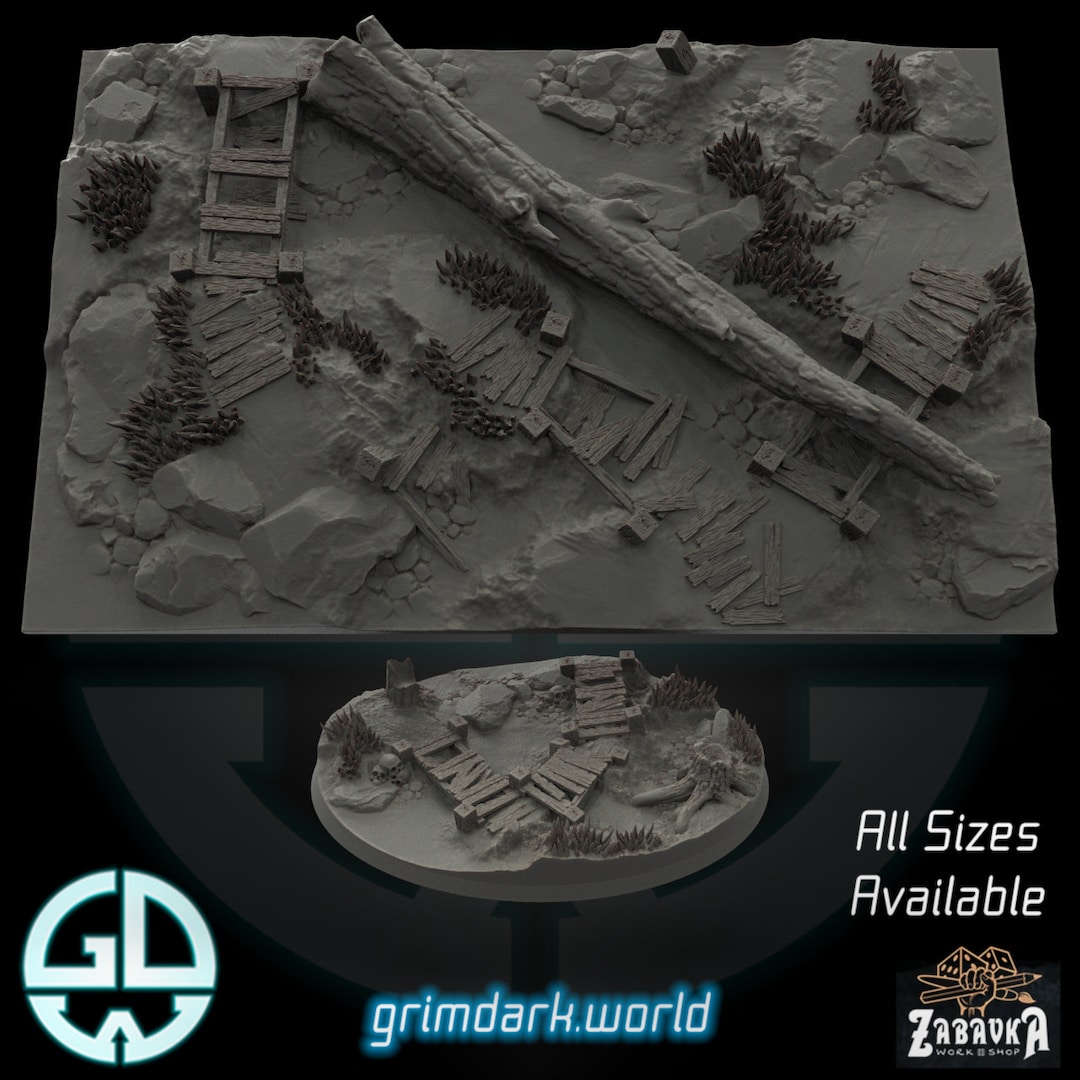 Dead Forest / Infested Swamp Miniature Bases 8K Quality All Sizes ...