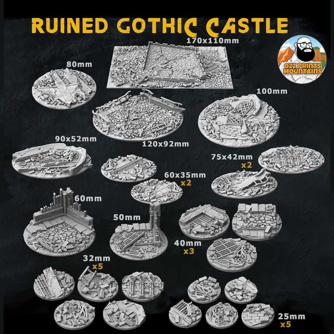 Gothic Castle Ruins / Cathedral Bases 8K Quality All Sizes - Etsy UK