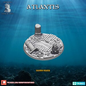 Sunken Atlantis / Underwater Temple Miniature Bases 8K Quality All ...