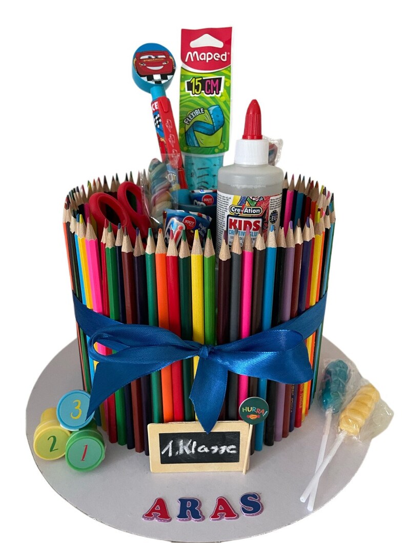 Stiftetorte zur Einschulung/ Geschenk / Schulbeginn / - Etsy.de