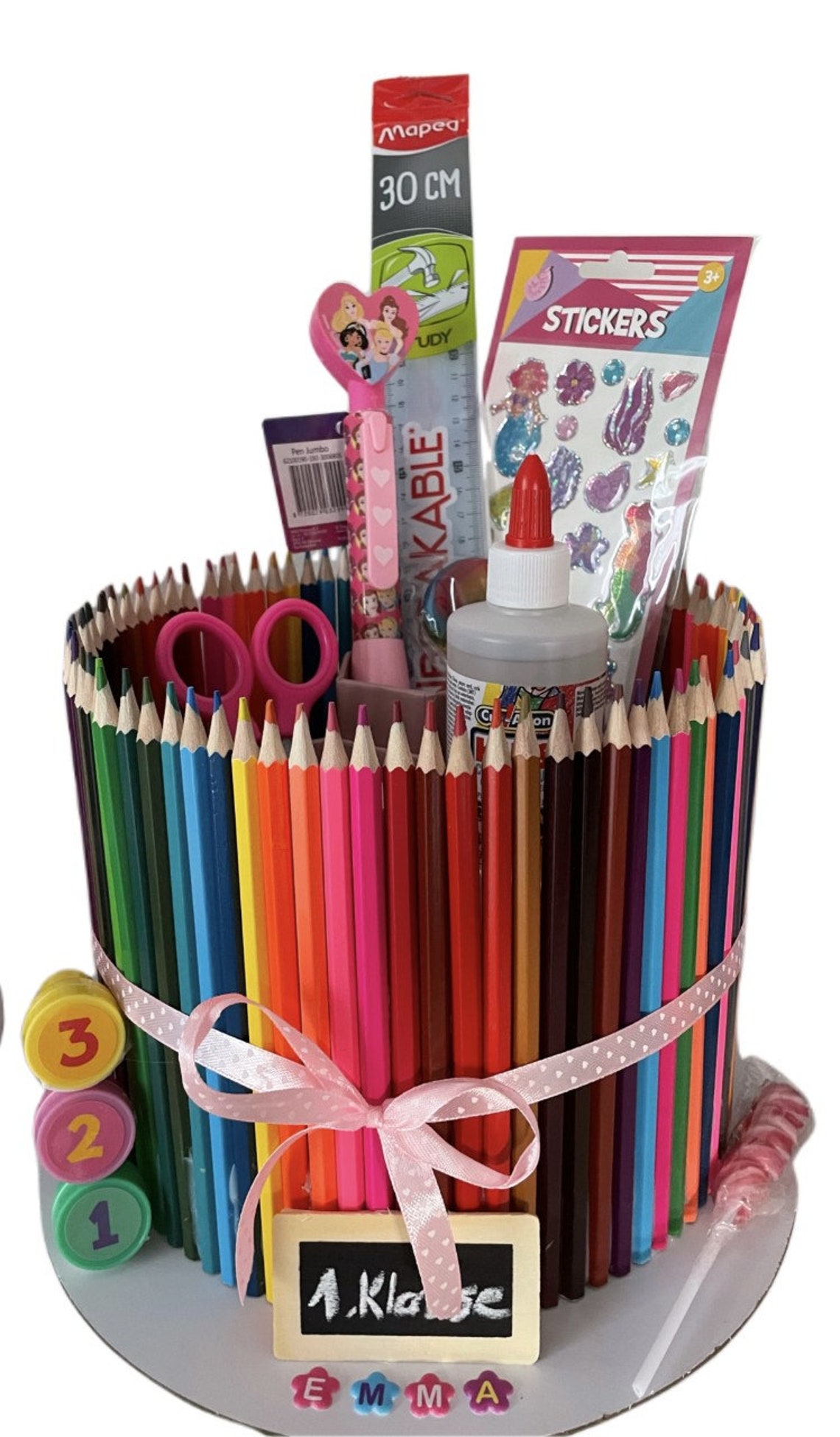 Stiftetorte zur Einschulung/ Geschenk / Schulbeginn / - Etsy.de