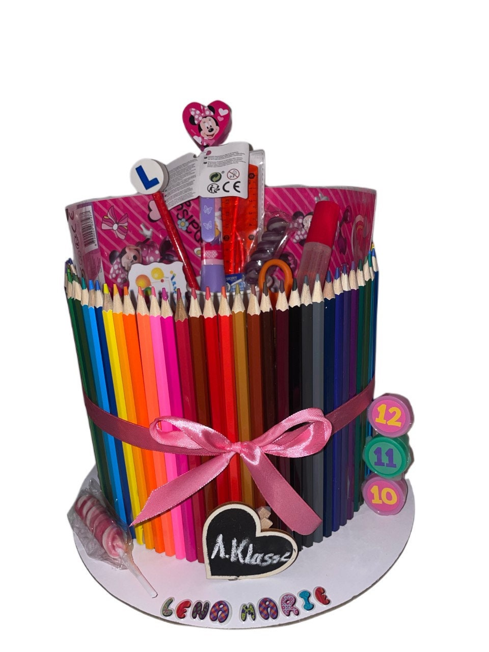 Stiftetorte zur Einschulung/ Geschenk / Schulbeginn / - Etsy.de