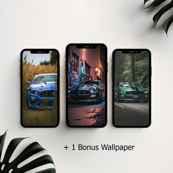 Mustang Logo Iphone Wallpaper