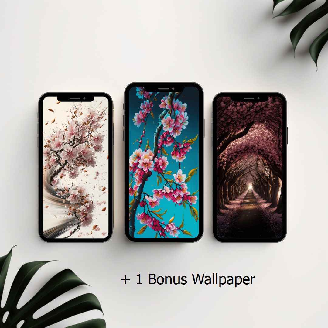 Cherry Blossom Phone Wallpapers, Bundle 31, iPhone Lock Screen ...