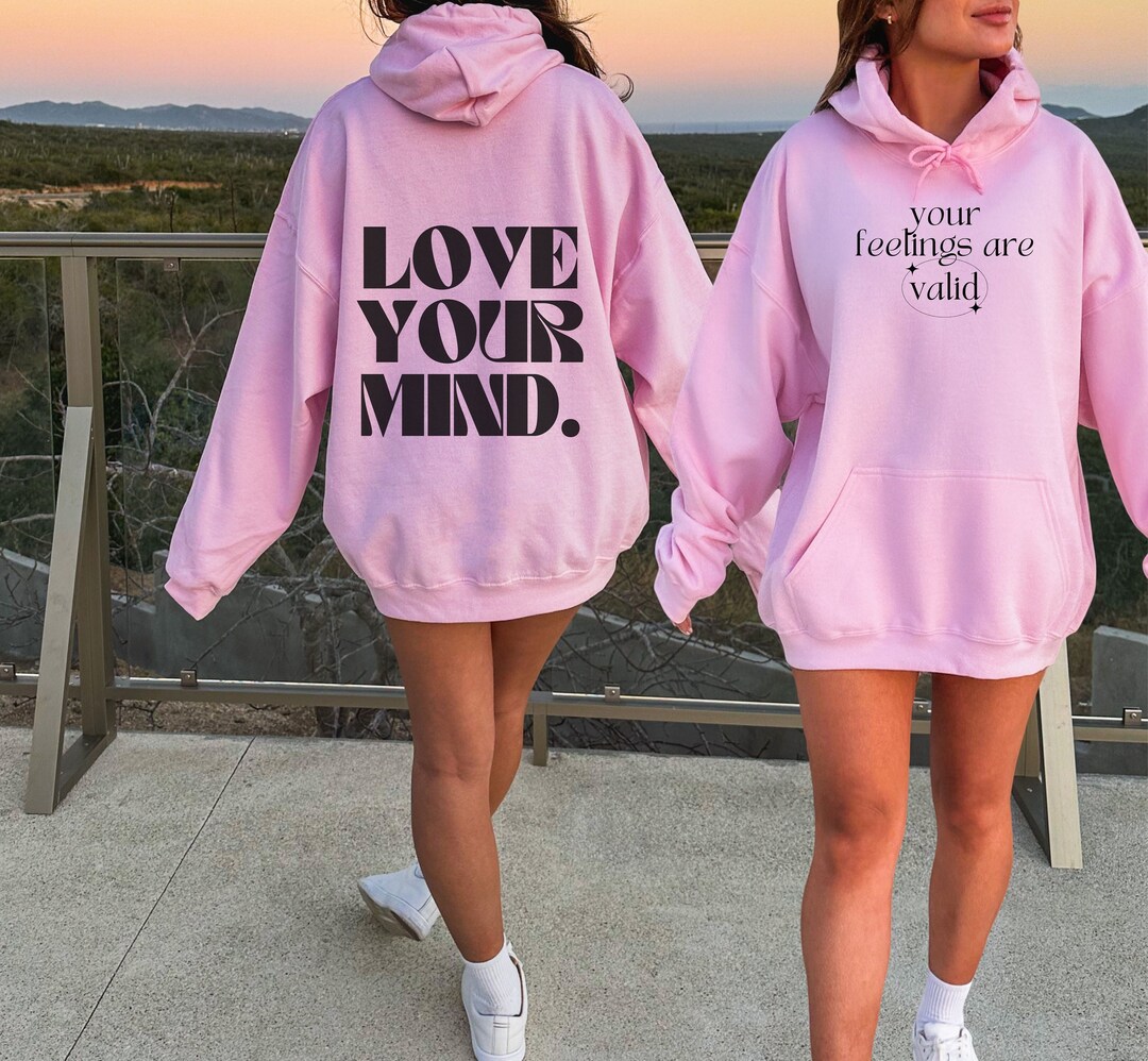 Love Your Mind Hoodie, Break the Stigma Depression Anxiety Club ...