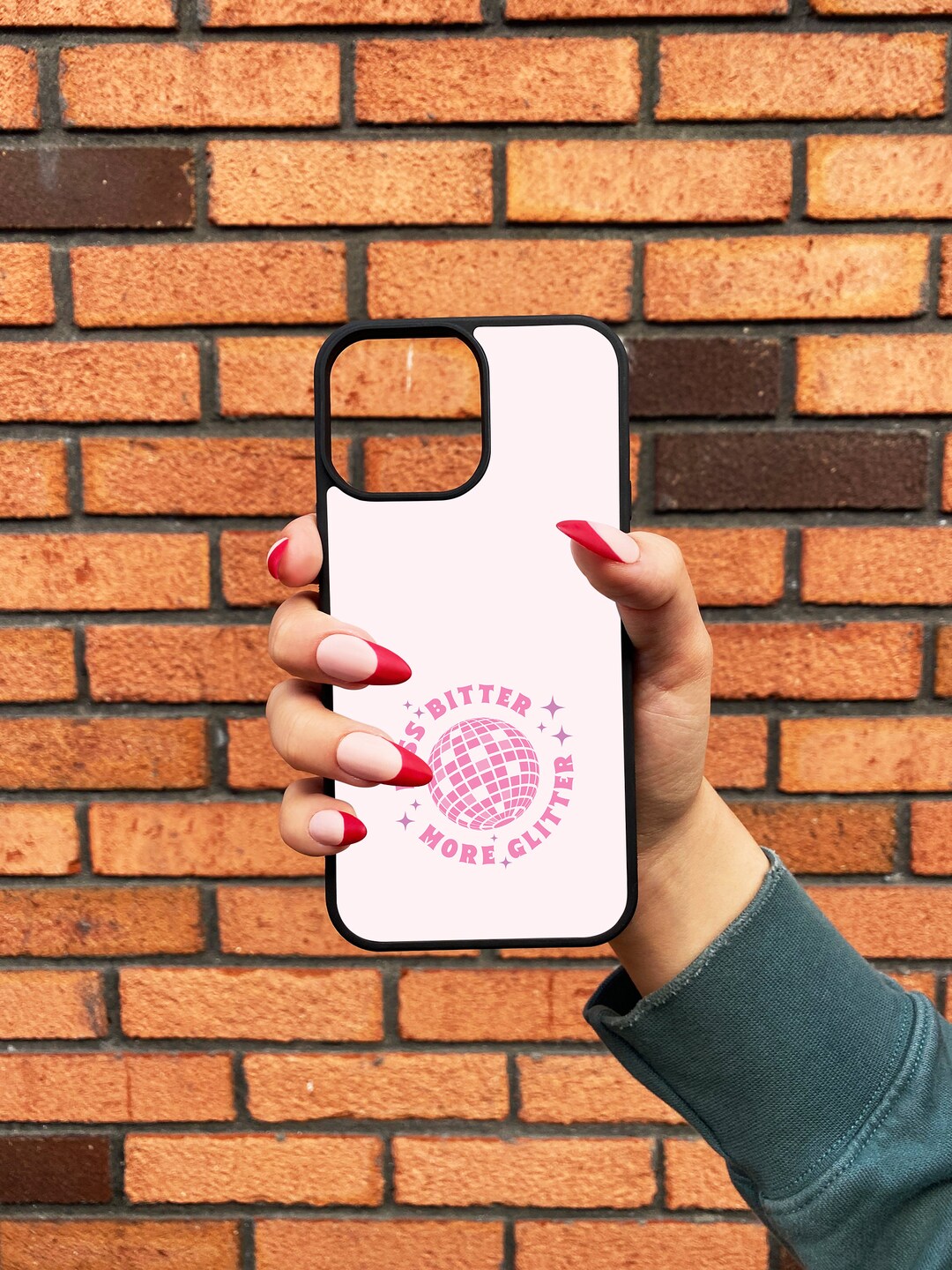 Less Bitter More Glitter | iPhone & Android Case - Etsy
