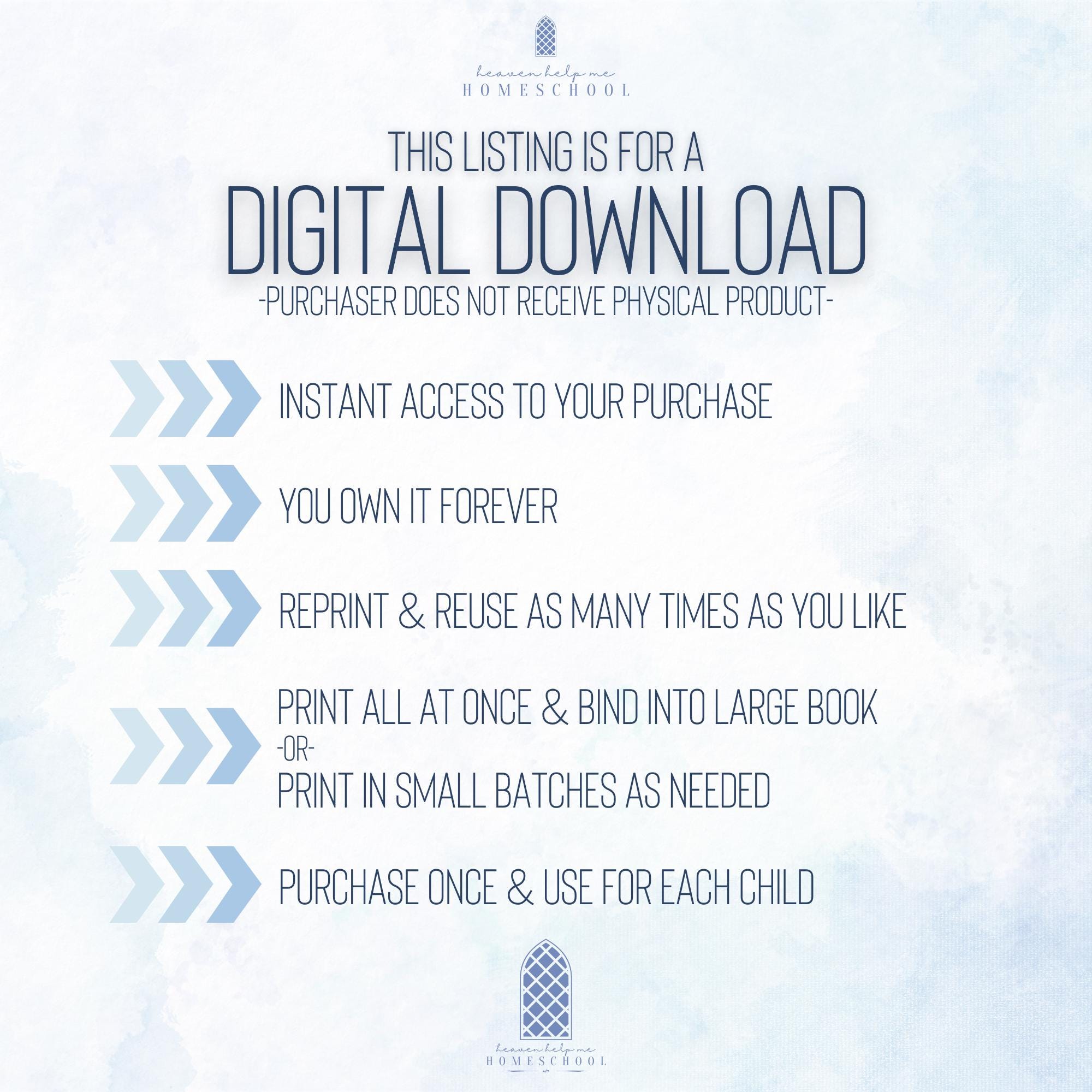 Cycle 1 Memory Work Coloring Pages | Homeschool Printable Pack for ...