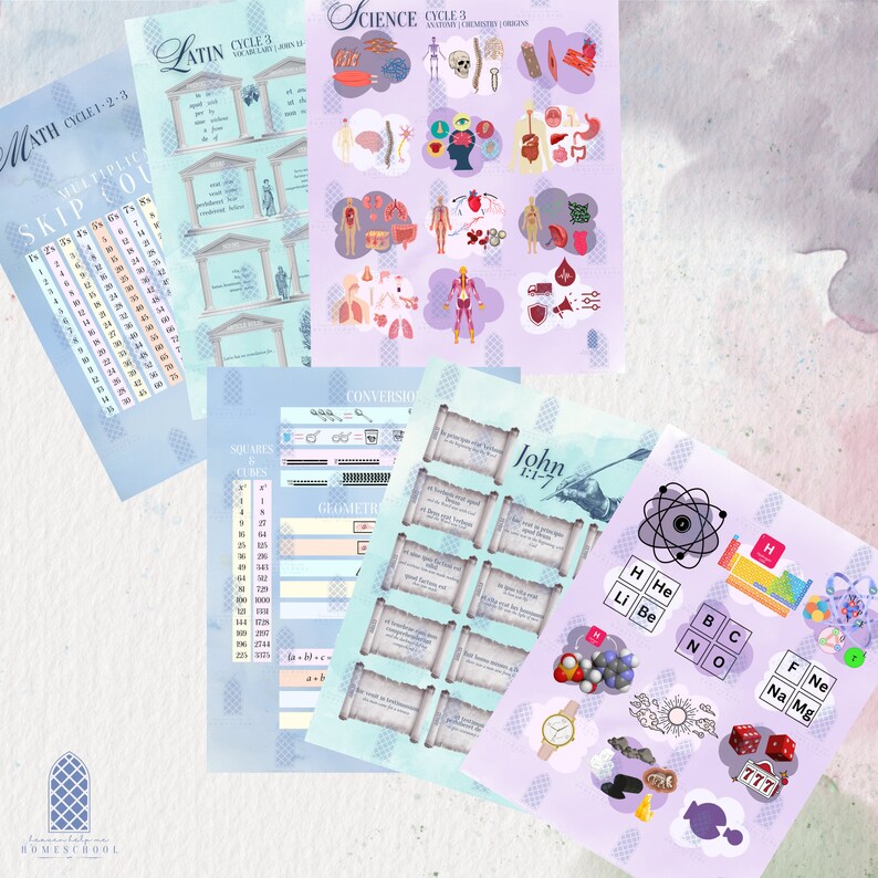 Cycle 3 Homeschool Printable Worksheets Classical Conversations Latin ...