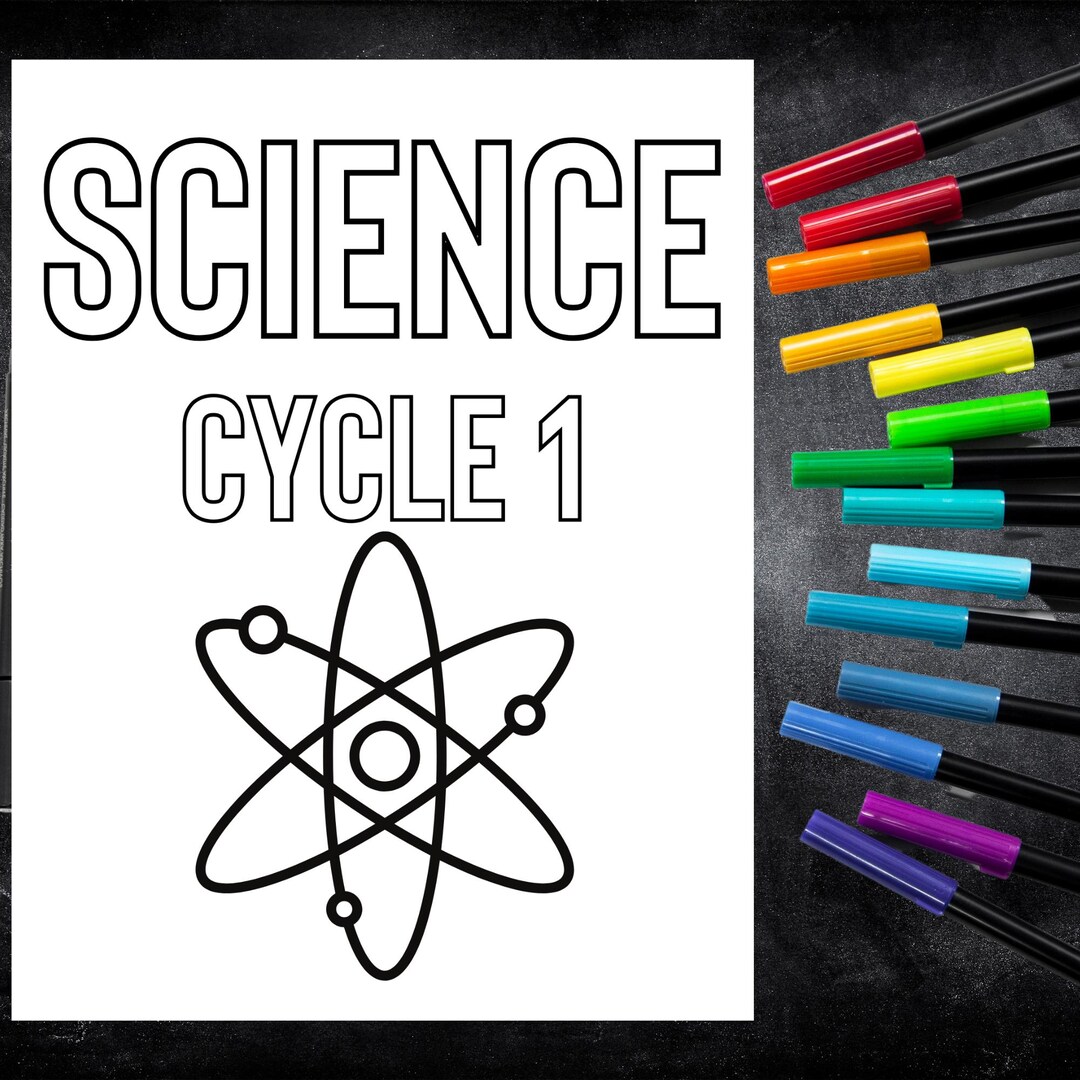 SCIENCE Cycle 1 Coloring Book Digital Download Printable Classical ...