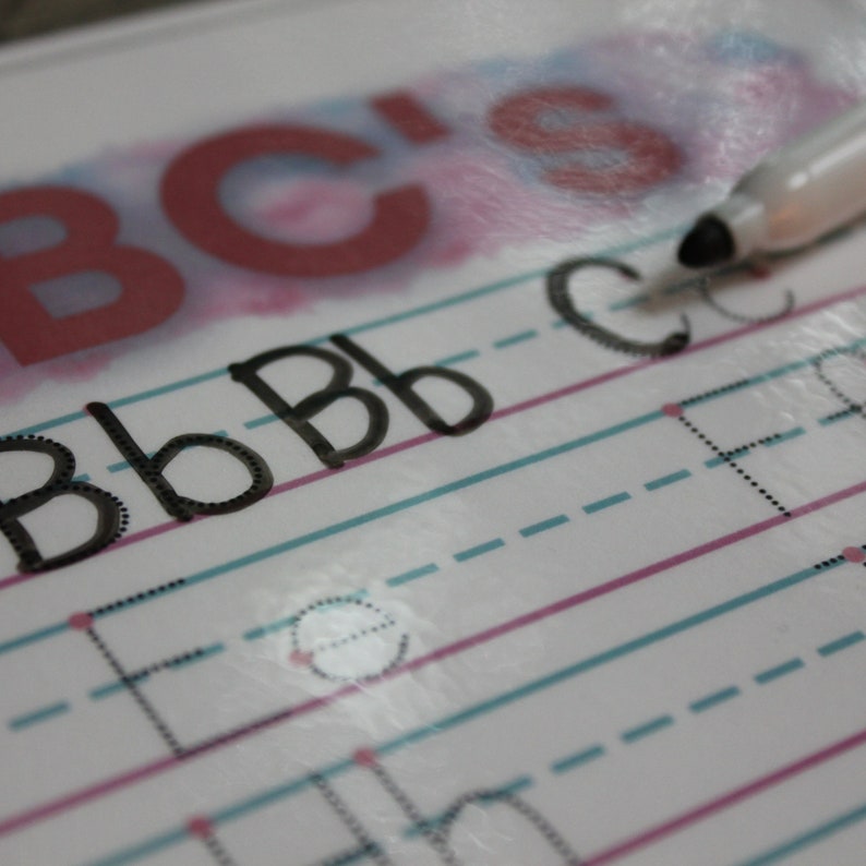 Handwriting Letters Numbers ABC 123 Alphabet Practice Learn to Write ...