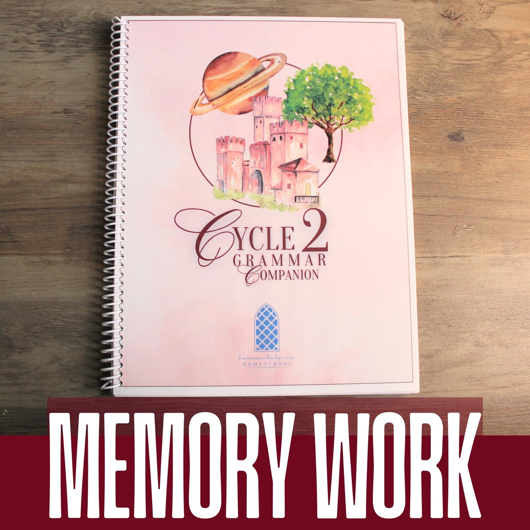 Cycle 2 Memory Work Dry Erase Homeschool CC Grammar Classical ...
