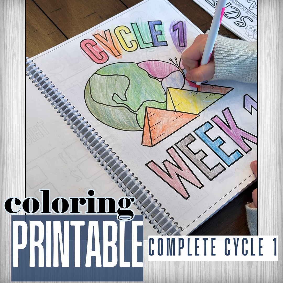 Cycle 1 Memory Work Coloring Pages | Homeschool Printable Pack for ...