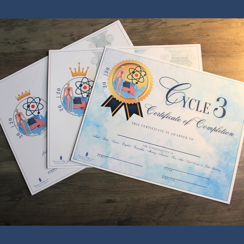 Cycle 1 2 3 Certificates Grand Bundle Complete Set of 10 Certificate of ...