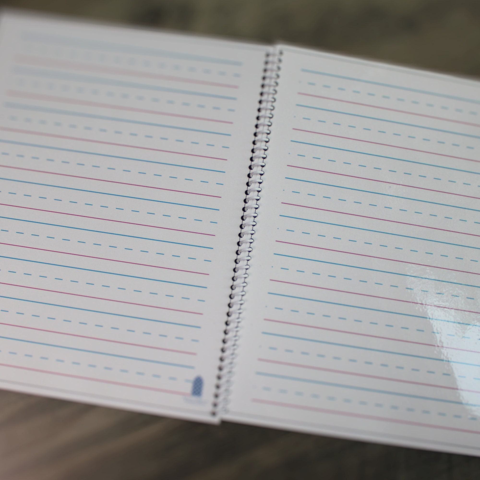 Handwriting Dry Erase Practice Paper Blank Tracing Writing Lined ...