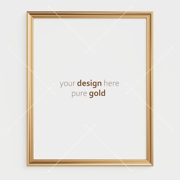 Thin Gold Frame - Etsy