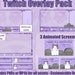 Spooky Cute Ghost Streaming Overlays | 24 Item Bundle for Streamer ...