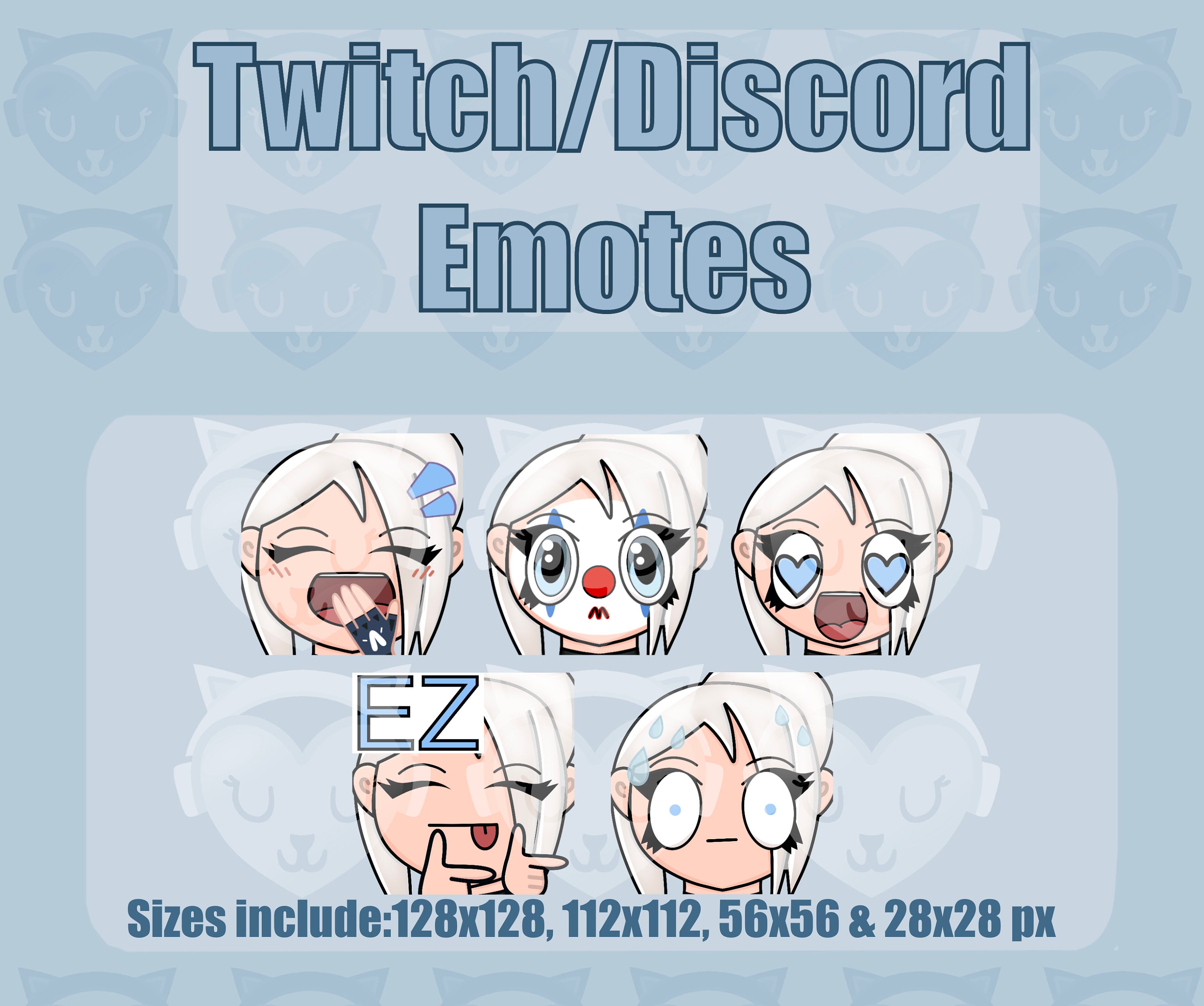 Jett Valorant 5 Emotes | Twitch Discord Youtube Emote Pack Bundle for ...
