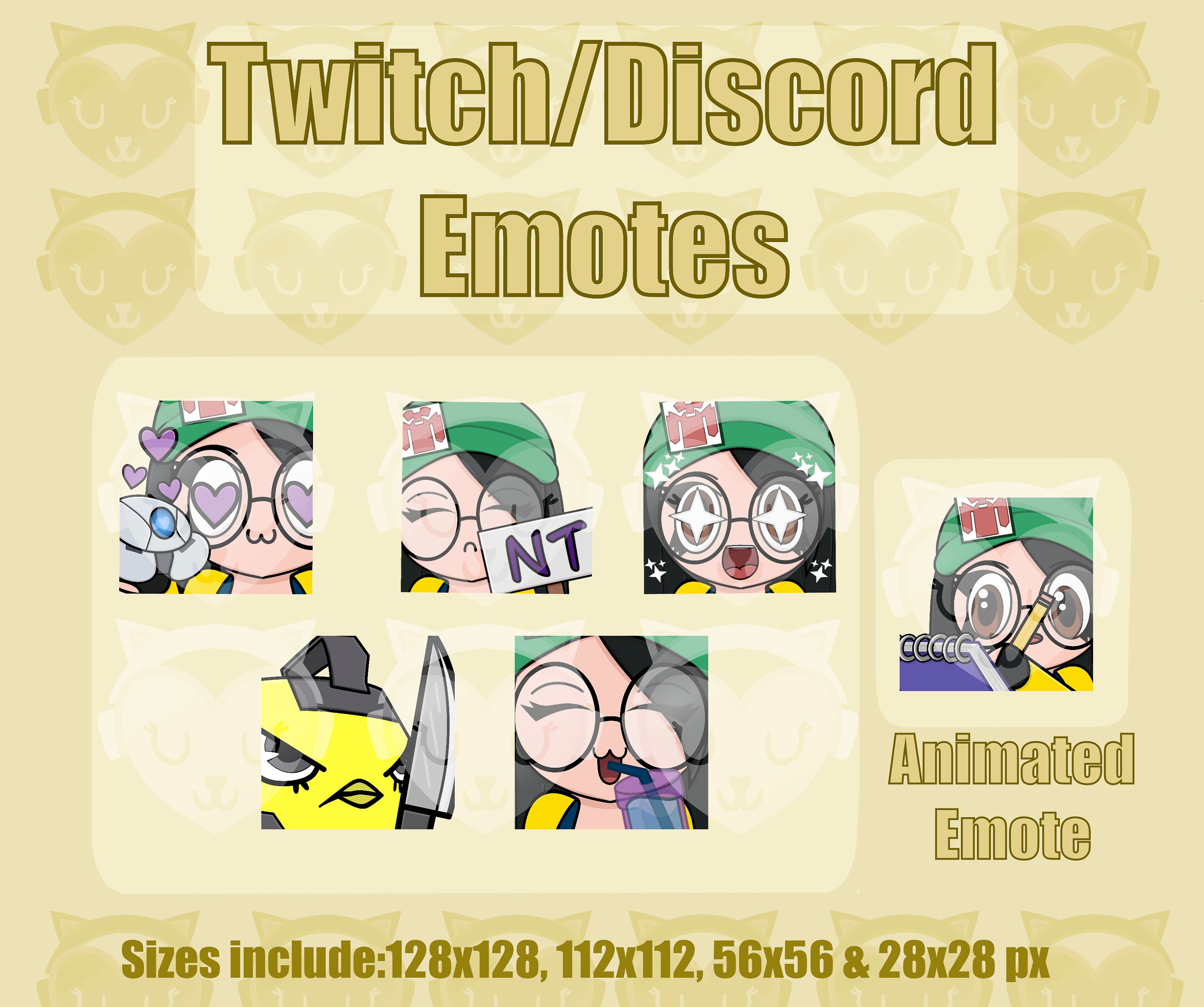 KJ Killjoy Valorant (6) Emotes (1) Animated | Twitch Discord Youtube ...