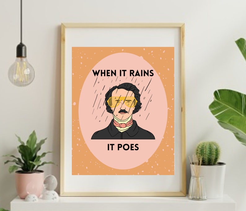 Poe Funny English Classroom Poster Digital Download - Etsy