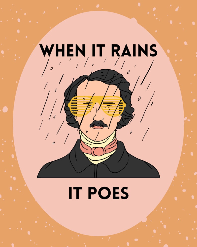 Poe Funny English Classroom Poster Digital Download - Etsy