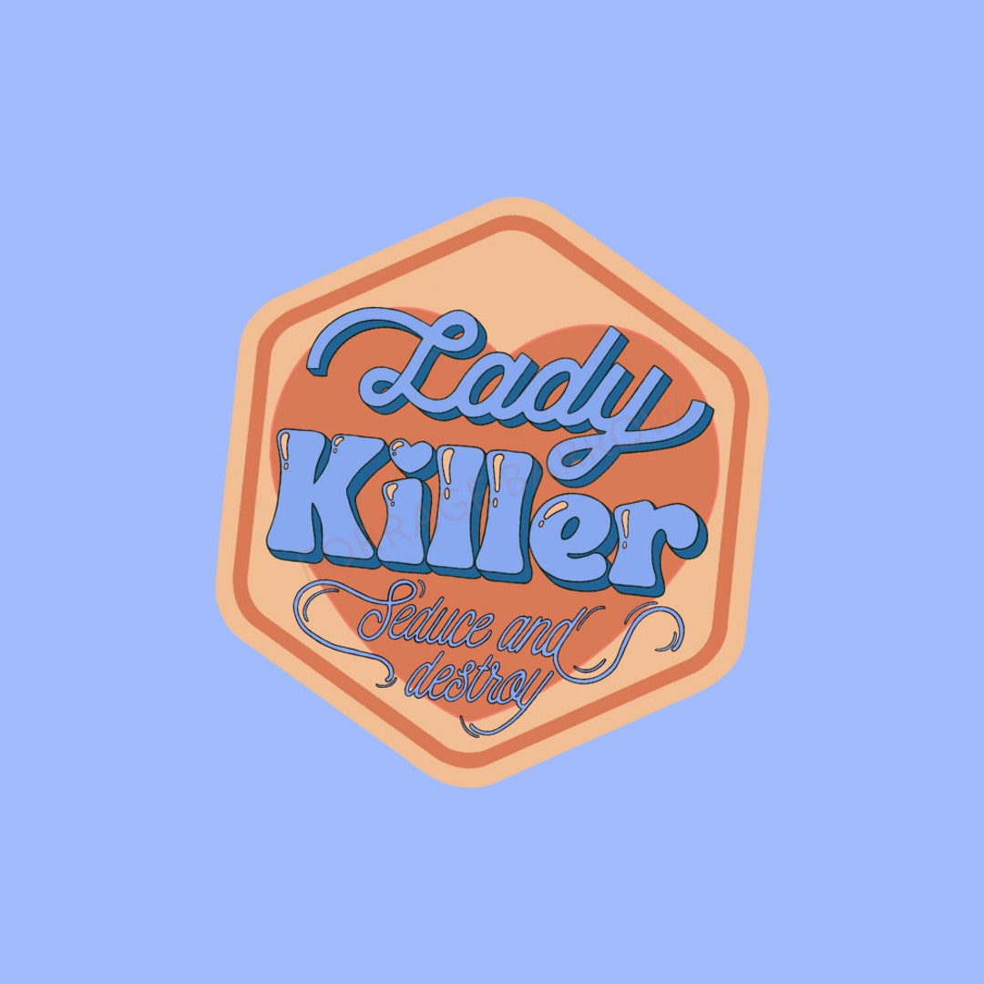 Lady Killer D&demerit Badge Vinyl Sticker | Fantasy Stickers | Funny ...
