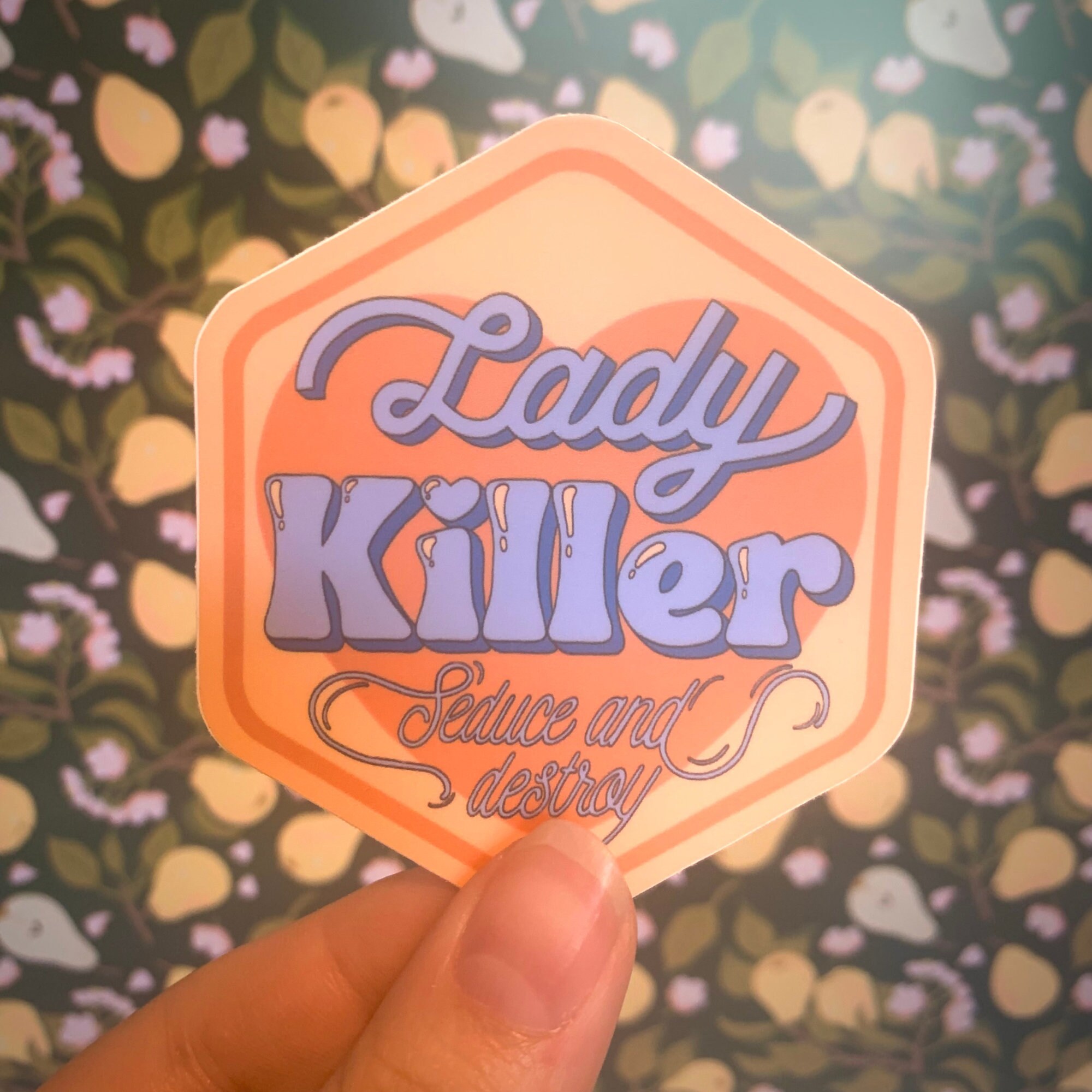 Lady Killer D&demerit Badge Vinyl Sticker Fantasy Stickers - Etsy