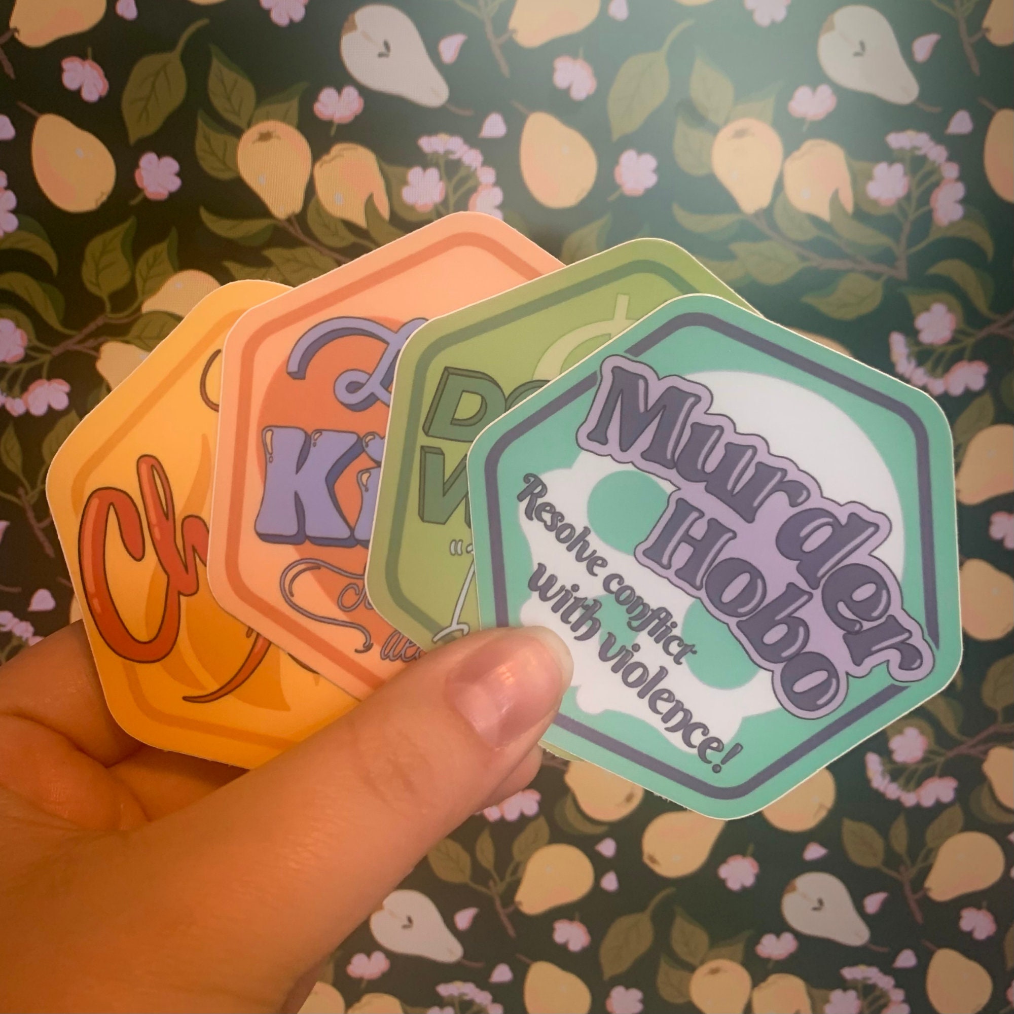 Lady Killer D&demerit Badge Vinyl Sticker Fantasy Stickers Funny Laptop ...