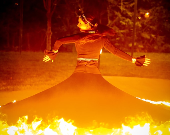 Fire Skirt, Fire Dervish, Fire Ballerina - Etsy
