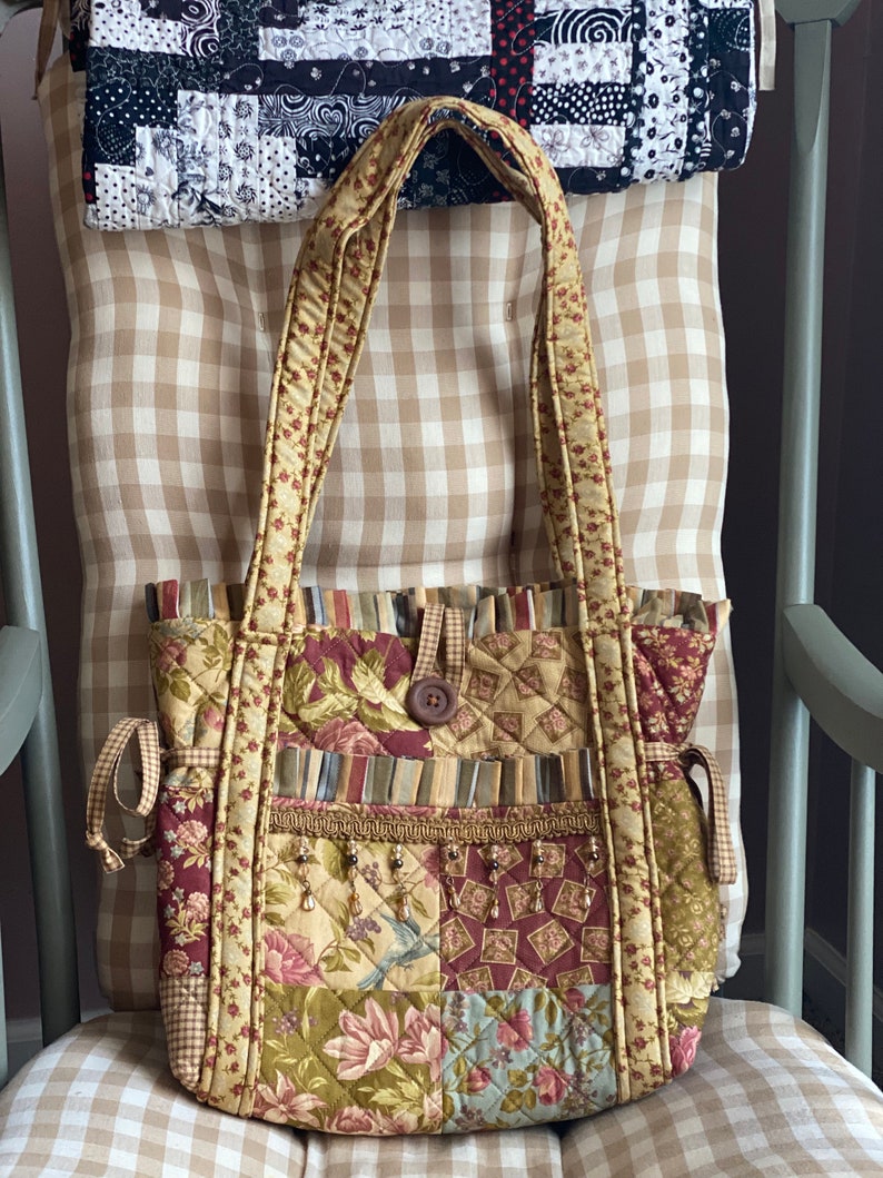 Quilted Vintage Style Homemade Handbag Purse - Etsy