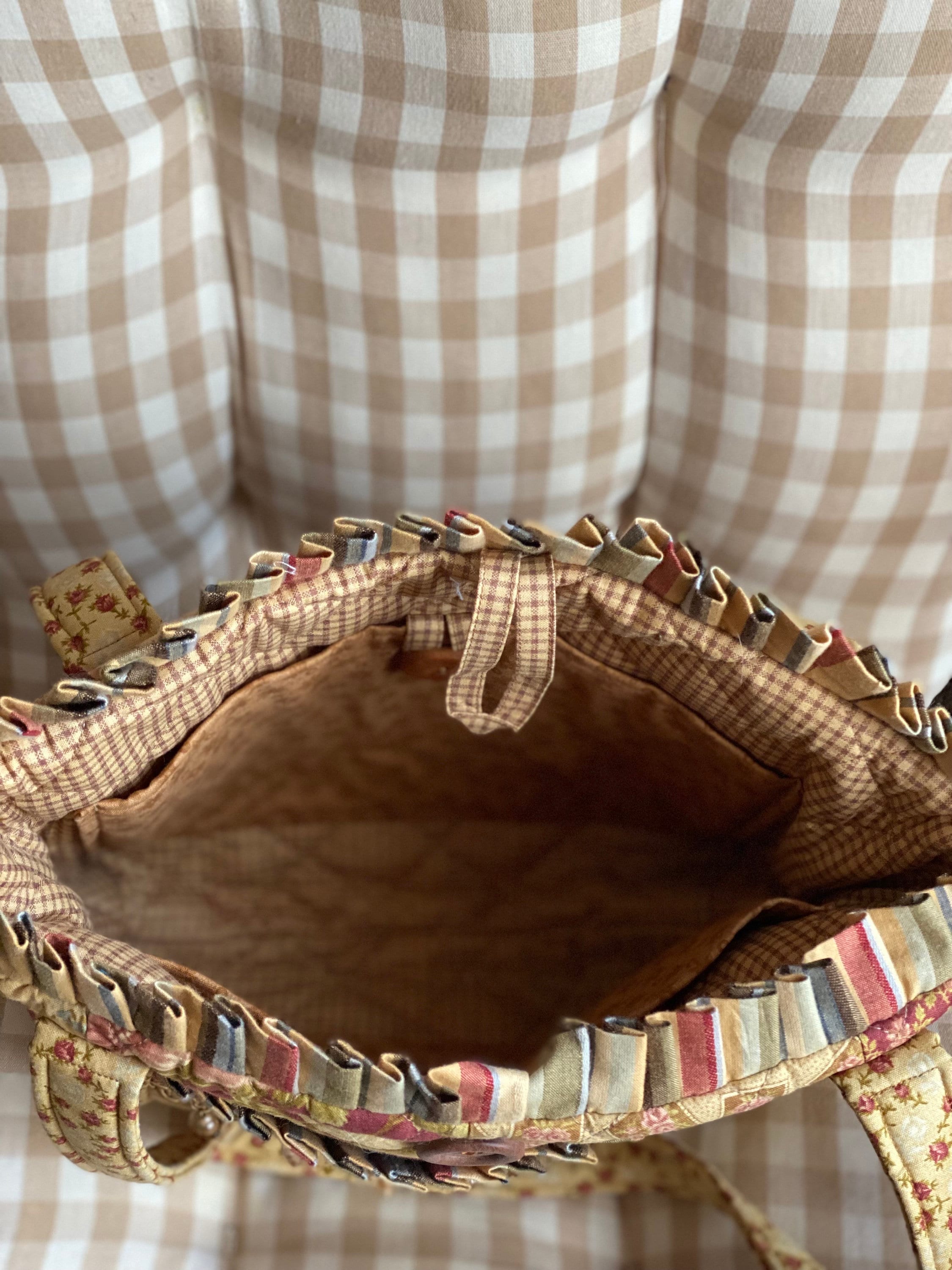 Quilted Vintage Style Homemade Handbag Purse - Etsy