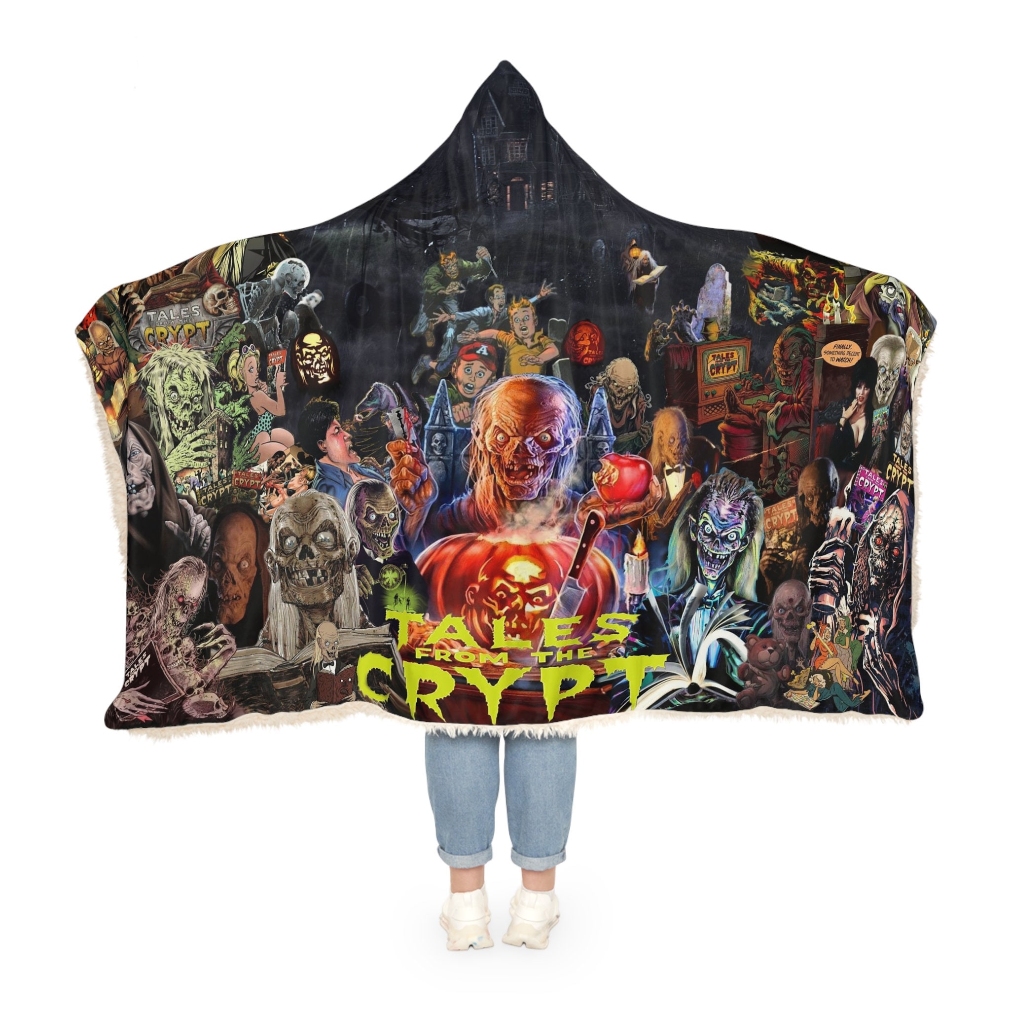 Tales From The Crypt, Snuggle Hoodie Blanket Classic Horror sold by ...