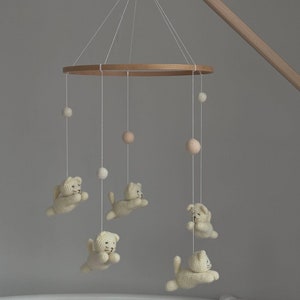 Knitted Baby Mobile With Cats | Crochet Baby Mobile With Kitten | Gift ...