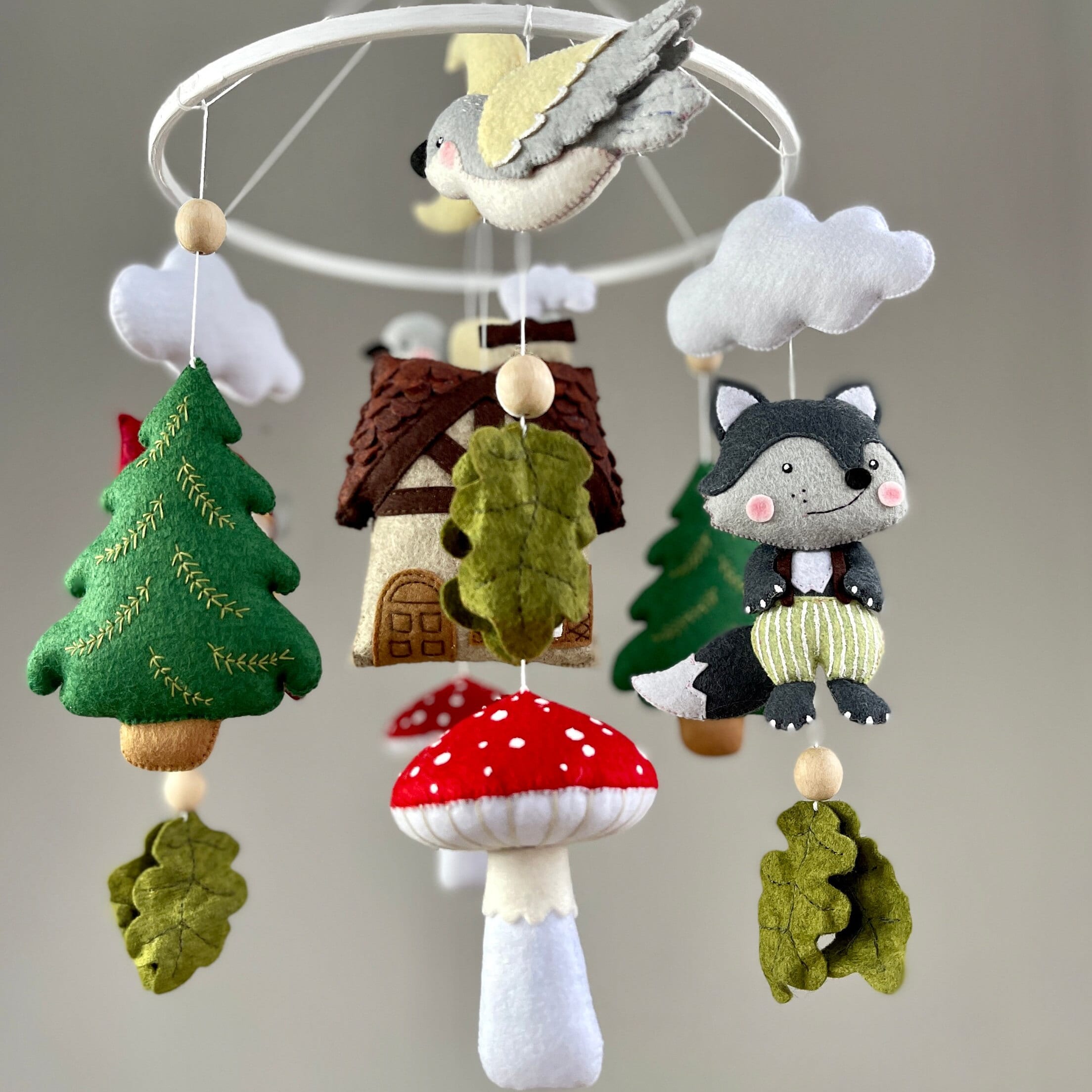 Baby Crib Nursery Mobile Baby Shower Gift Nursery Hanging Mobile ...