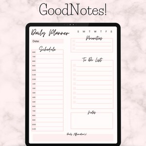 Editable Daily Planner Template | Canva Editable and Printable Template ...