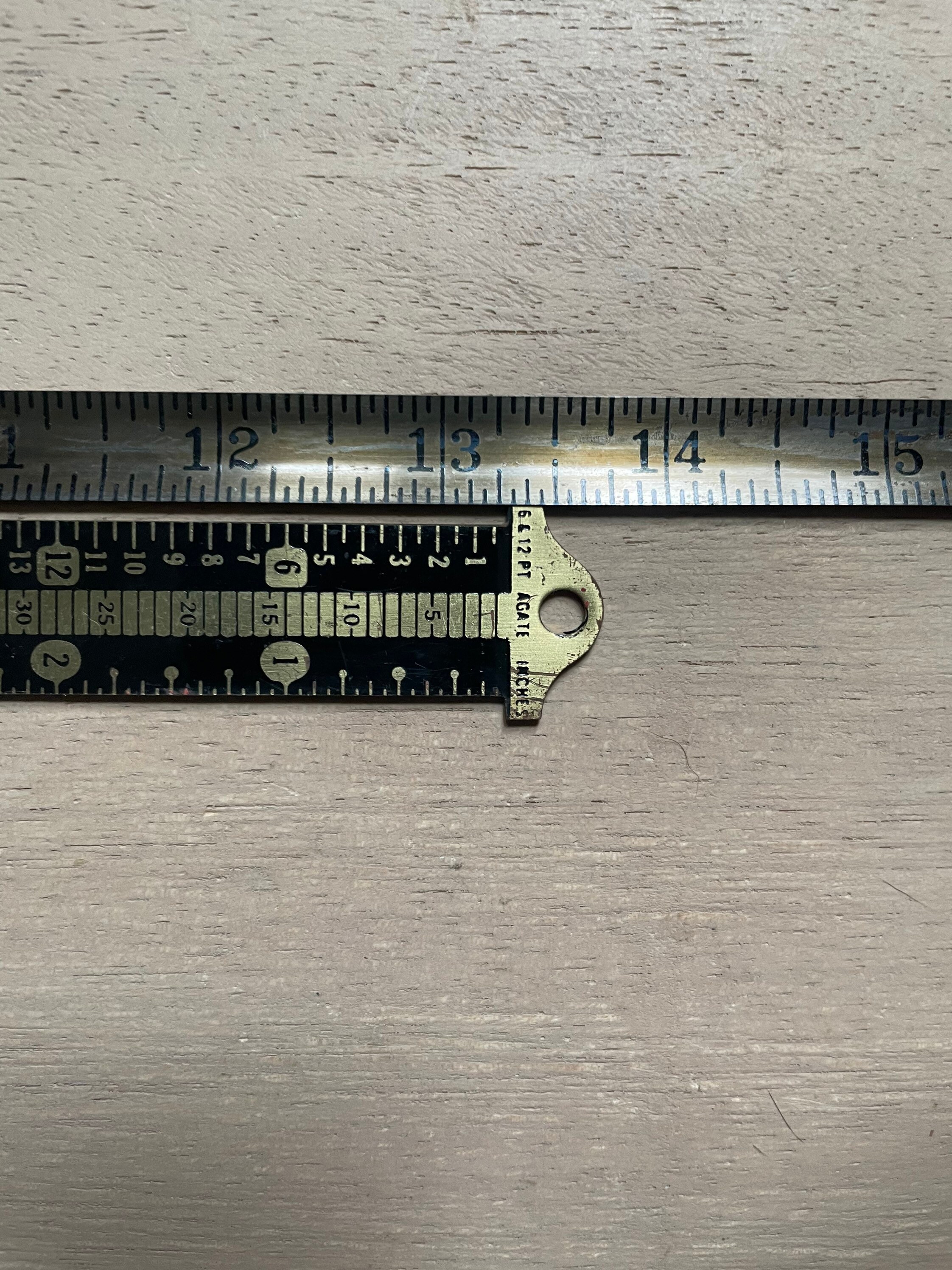 Vintage Line Gauge/pica Pole Made by Turtles Standard USED - Etsy