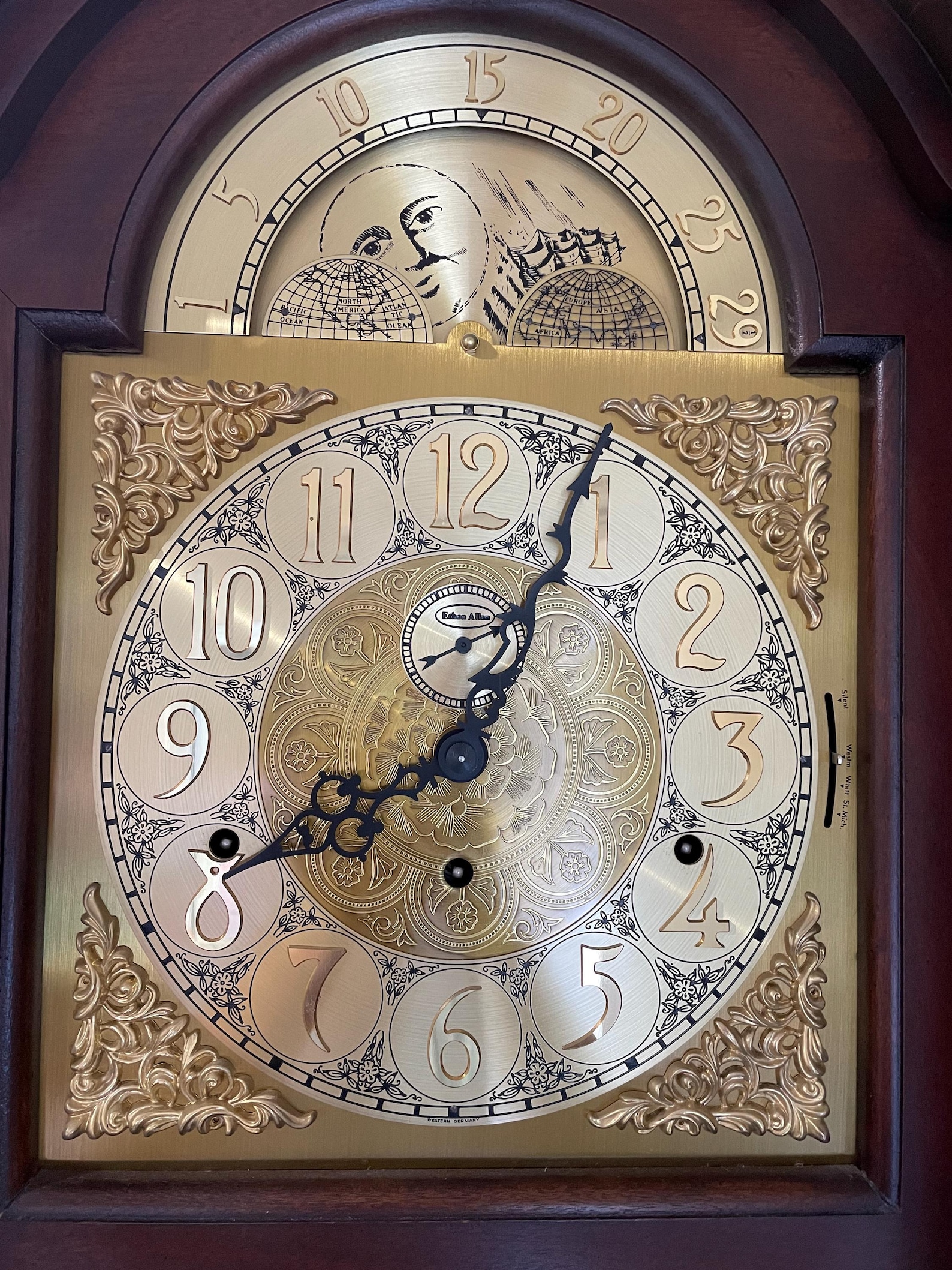 Ethan Allen Grandfather Clock - Etsy