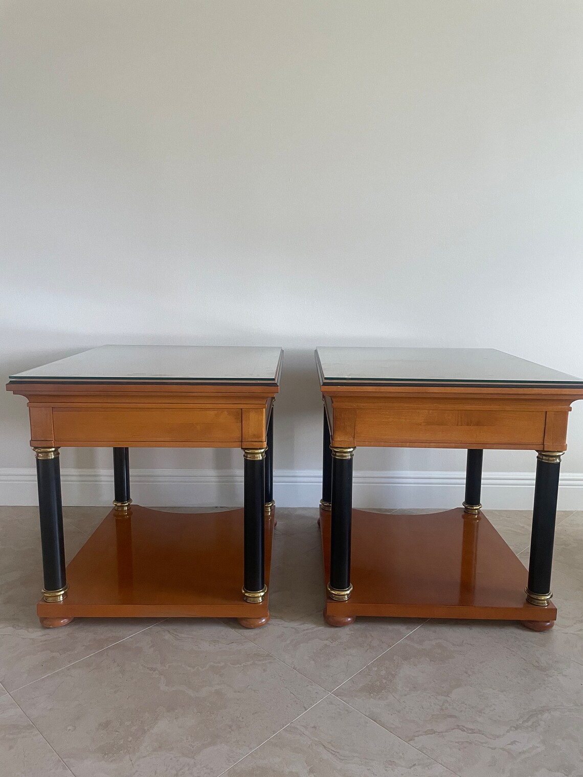 Thomasville Biedermeier Side End Table, Nightstand - Etsy