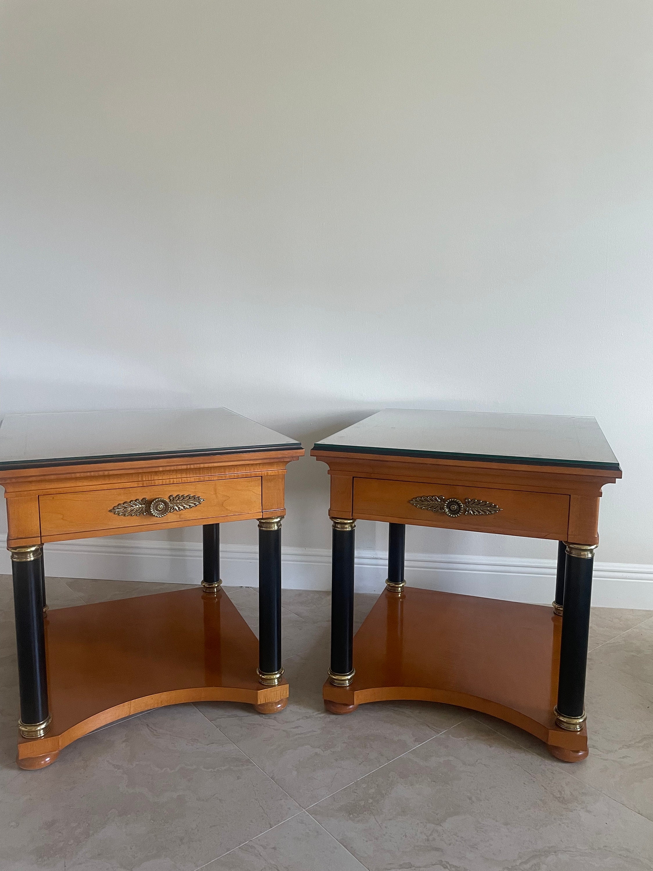 Thomasville Biedermeier Side End Table, Nightstand - Etsy