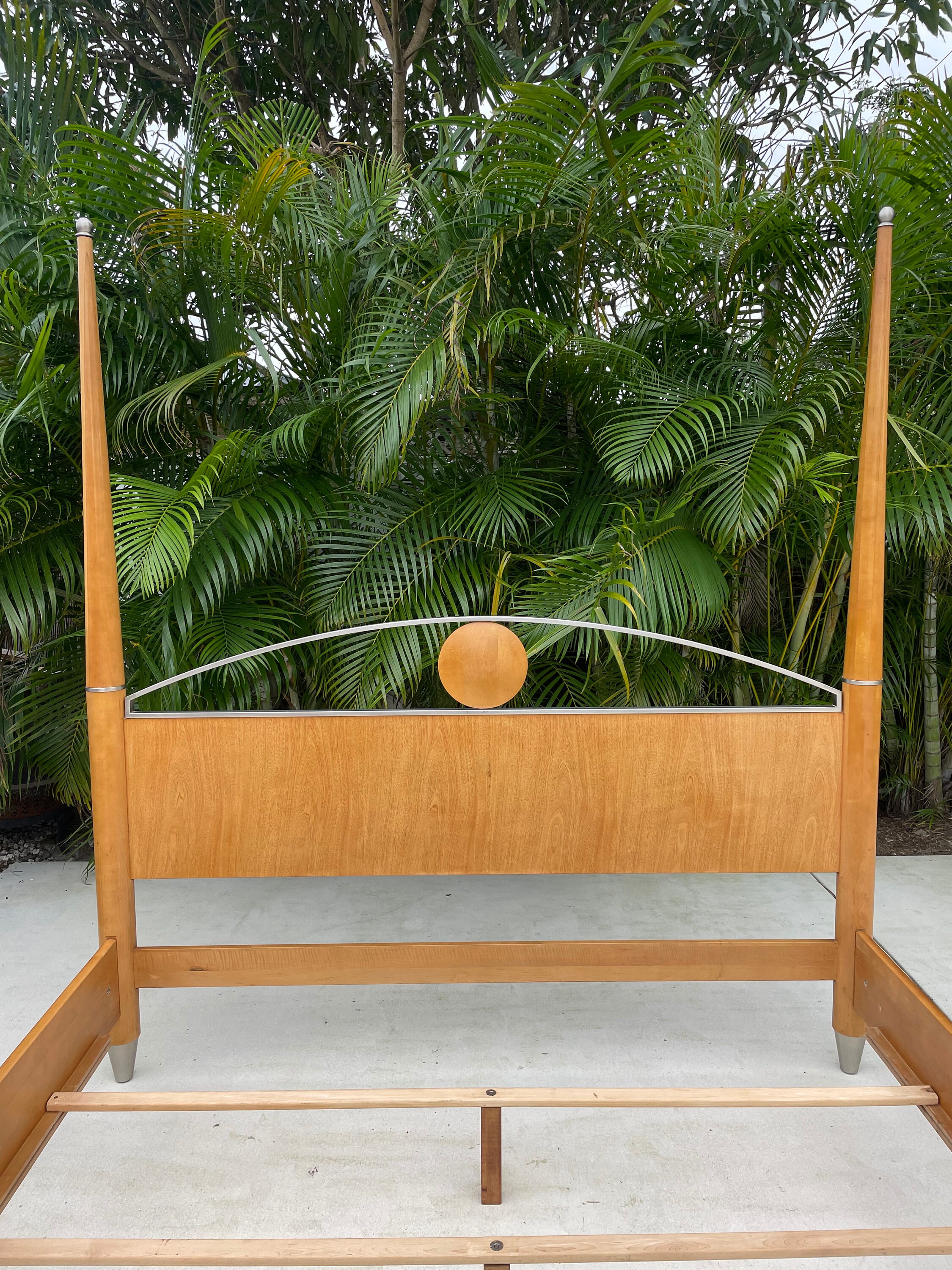 Vintage Ethan Allen Radius Collection California King Bed Frame - Etsy Vintage Ethan Allen Radius Collection California King Bed Frame - Etsy