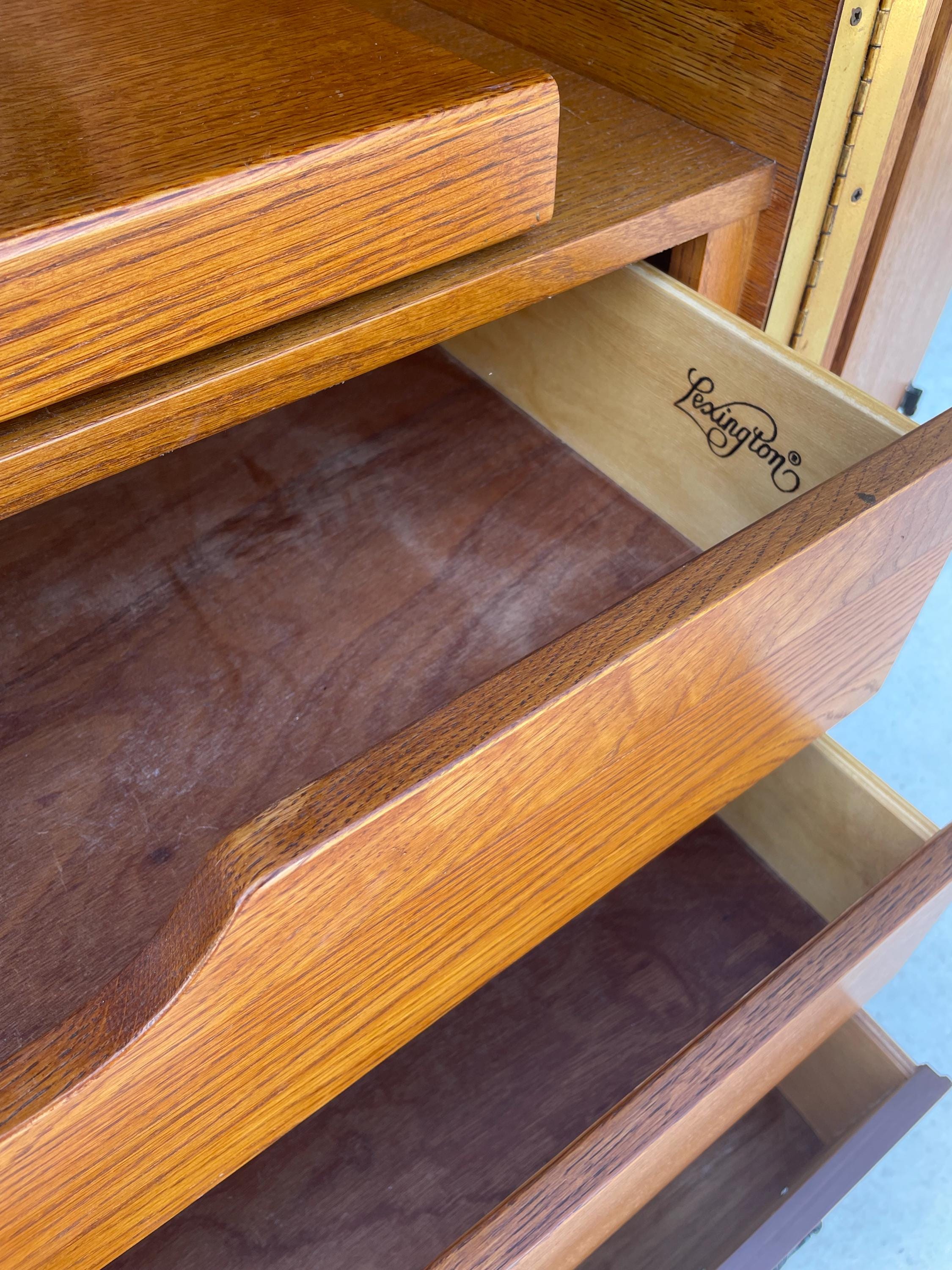 Lexington Victorian Style Oak Wardrobe/ Armoire/entertainment Center - Etsy