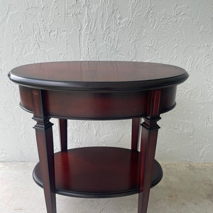 Bombay Company Federal Style Side Entry Foyer Two- Tier Table - Etsy