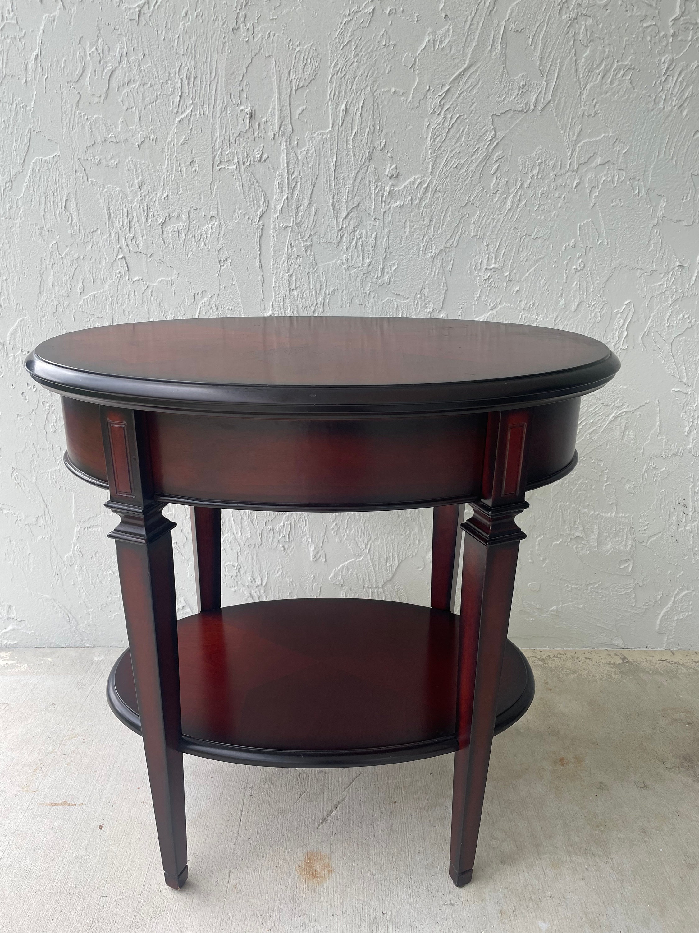 Bombay Company Federal Style Side Entry Foyer Two Tier Table - Etsy